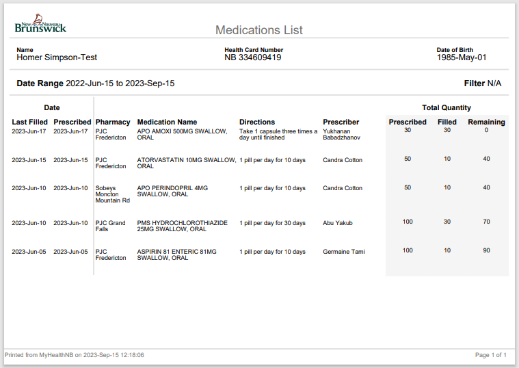 MyHealthNB